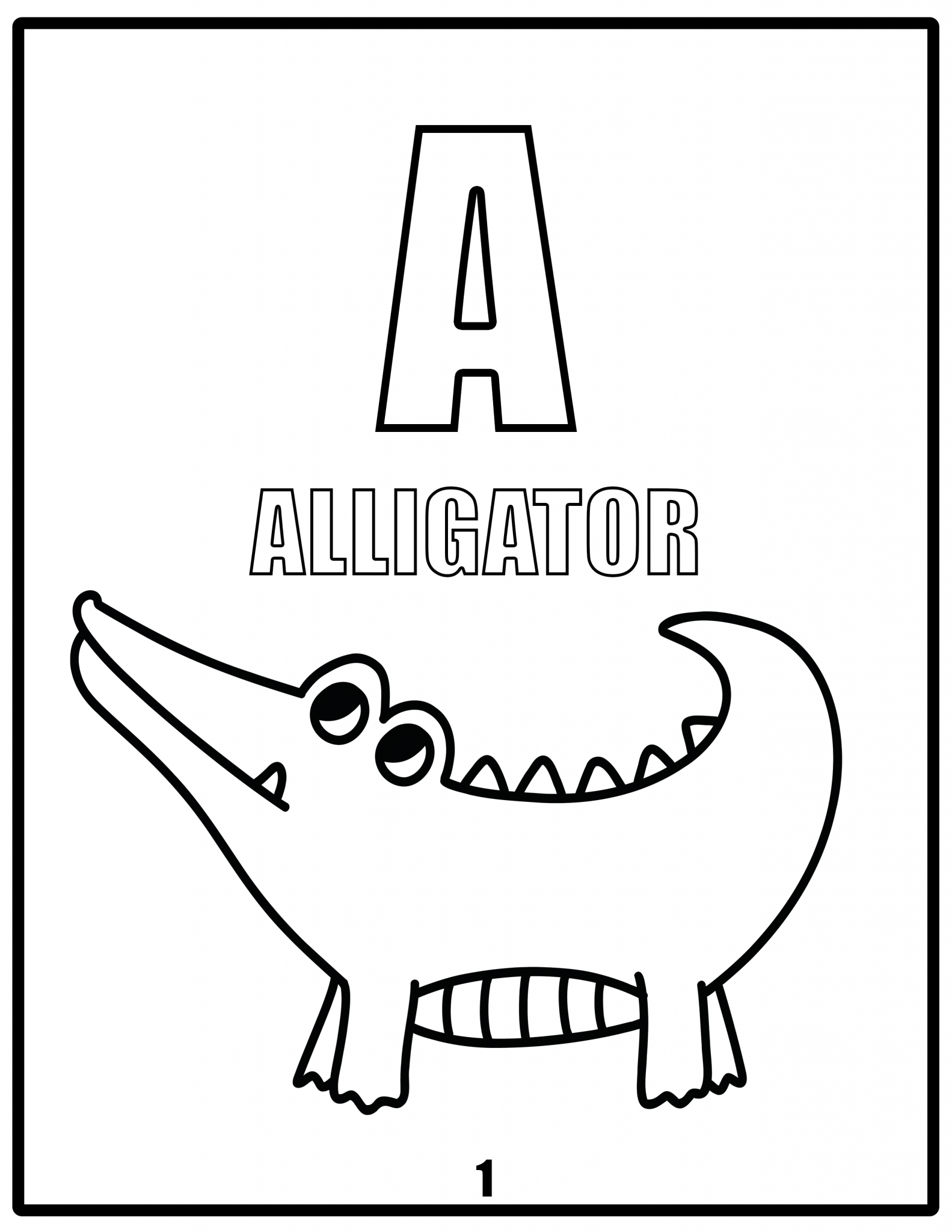 Free ABC Coloring Book - 123 Go Mama