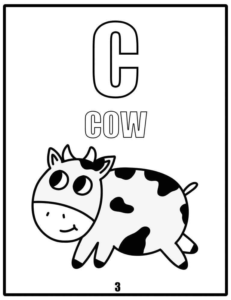 Free ABC Coloring Book - 123 Go Mama