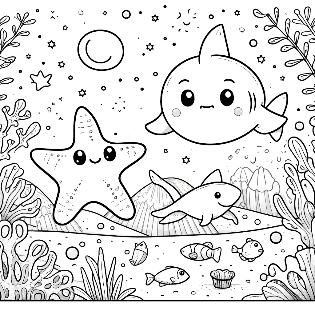 FREE PRINTABLES FOR KIDS UNDER SEA COLORING PAGES - 123 Go Mama