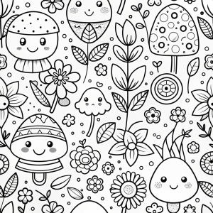 Free Doodle Coloring Pages - 123 Go Mama