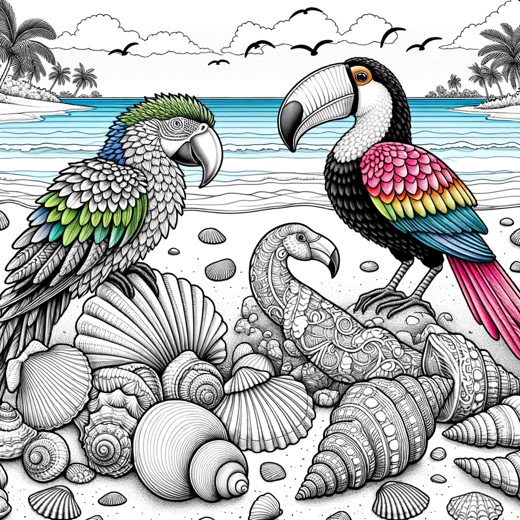 Tropical Coloring Pages For Adults - 123 Go Mama