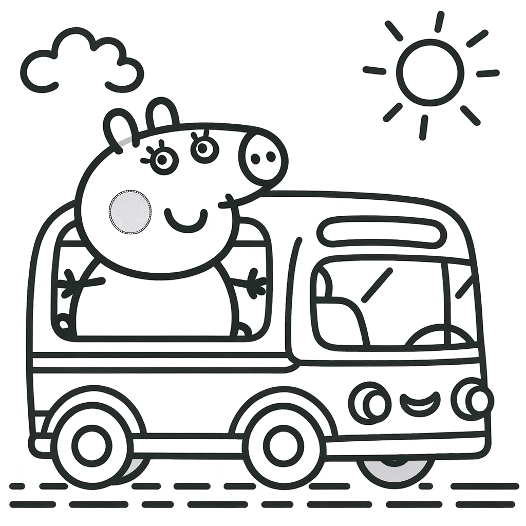 Discover the Joy of Coloring with 100% Free Peppa Pig Coloring Pages ...