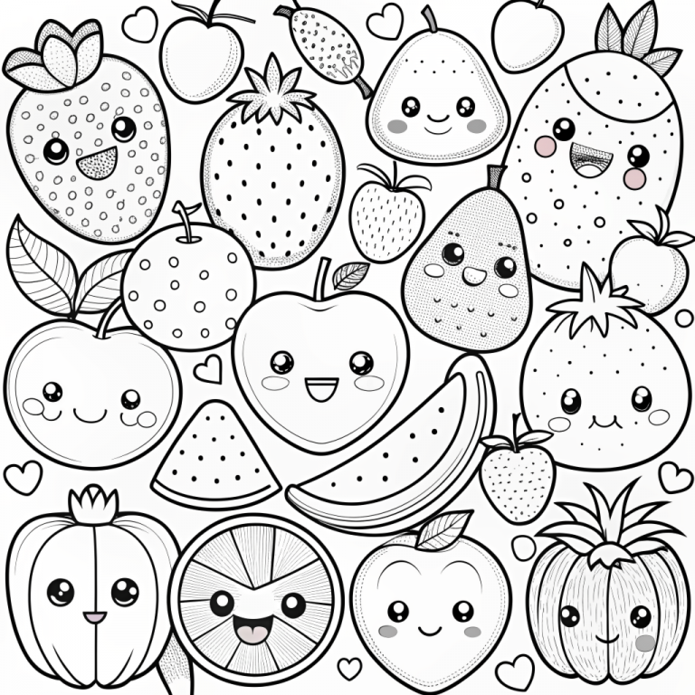 Funny Simple Doodles Coloring Pages - 123 Go Mama