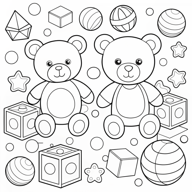 Funny Simple Doodles Coloring Pages - 123 Go Mama