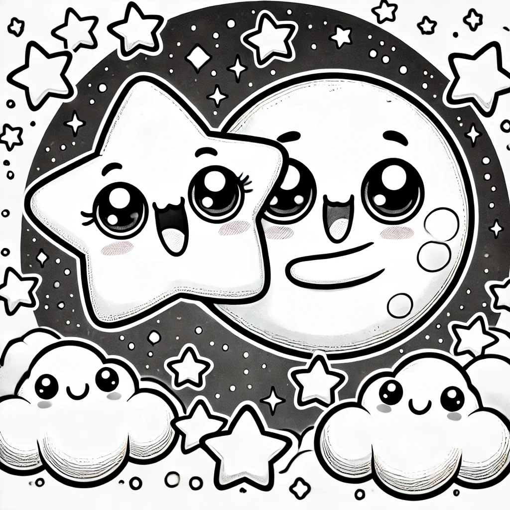 Kawaii Coloring Pages For Kids - 123 Go Mama