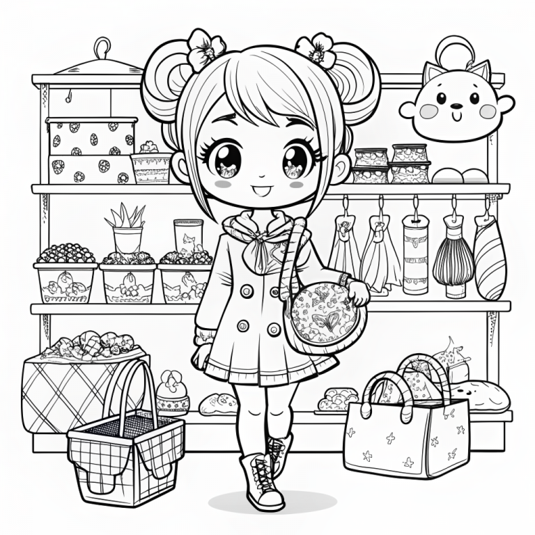 Free Coloring Pages of Cute Little Girls - 123 Go Mama