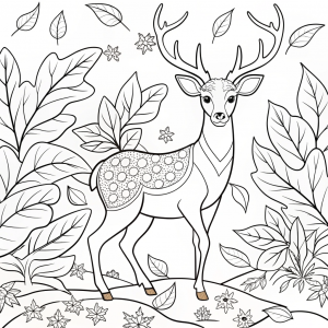 Autumn Fall Coloring Pages - 123 Go Mama