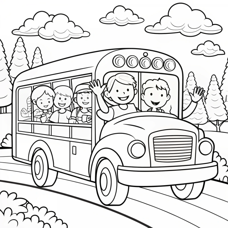 Back-to-School Coloring Pages - 123 Go Mama