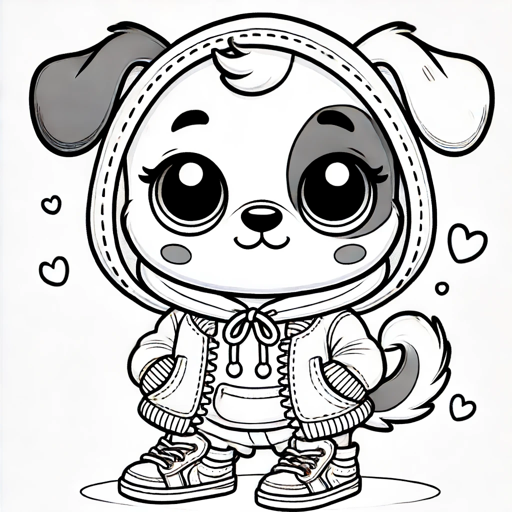 Cute Baby Animals Coloring Pages – Free Printables for Kids - 123 Go Mama